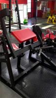 China Upgrade Your Workout Routine with 1200*1300*1200mm Plate Loaded Seated Biceps Machine for sale