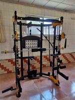 China 1730*2010*2230mm Gym Equipment Commercial Multi Trainer Squatting Rack Smith Machine Power Rack for sale