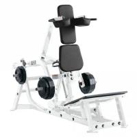 China V-Squat Glutes Quadriceps Multifunction Leg Press Hack Squat Machine with Medium Loader for sale