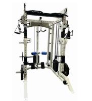 China Bodybuilding Fitness Gym Equipment Leg Press Squat Rack Power Cage All in One Multi Function Smith Machine for sale