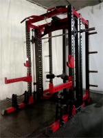 China Bodybuilding Fitness Gym Equipment Leg Press Squat Rack Power Cage All in One Multi Function Smith Machine for sale