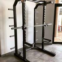 China Q235 Rectangular Tube Steel Gym Equipment Squat Rack with 1320*1680*2320 Dimensions for sale