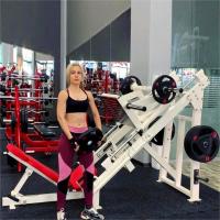 China Plate Loaded 45 Degree Linear Leg Press for Muscle Strength Training in Gym Equipment for sale