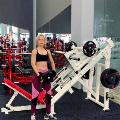 China Plate Loaded 45 Degree Linear Leg Press for Muscle Strength Training in Gym Equipment for sale