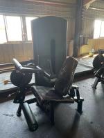 China Commercial Gym Equipment Pin Loaded 2 in 1 Adjustable Seated Leg Extension Leg Curl Machine for sale