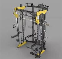 China Large Loader Sport Fitness Equipment Chest Fly Rowing Squat Rack Multi-Functional Gym for sale