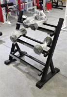 China Unisex Three-Layer Dumbbell Rack for Strength Training in Living Room Fitness Centers for sale