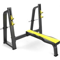 China Steel Medium Loader Fitness Equipment Shoulder Chest Press with Flat Weight Bench for sale