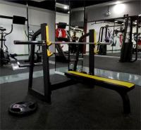 China Steel Medium Loader Fitness Equipment Shoulder Chest Press with Flat Weight Bench for sale