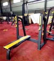 China Steel Medium Loader Fitness Equipment Shoulder Chest Press with Flat Weight Bench for sale