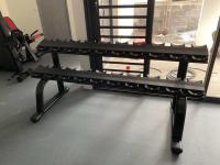 China Home Gym Fitness Equipment Dumbbell Storage Rack with Optional Selectable Frame Color for sale