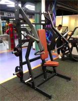 China Fitness Exercise Body Plate Loaded Adjustable Lateral Bench Press Iso Lateral Chest Press for sale