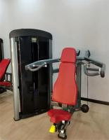 China Gym Strength Equipment Pin Loaded Seated Shoulder Press Machine with Steel Tube Q235 for sale