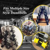 China Many Layers Storage Holder Portable Dumbbell Rack Fitness Tower Stand for Commercial for sale