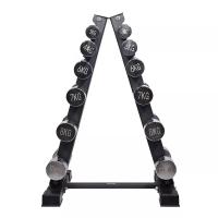 China Many Layers Storage Holder Portable Dumbbell Rack Fitness Tower Stand for Commercial for sale