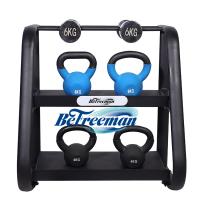 China Customizable Colors Three-Layer Dumbbell Rack for Commercial Strength Training for sale