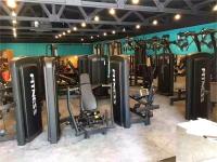 China Medium Loader Pin Loaded Shoulder Press Machine for Commercial Fitness Equipment for sale