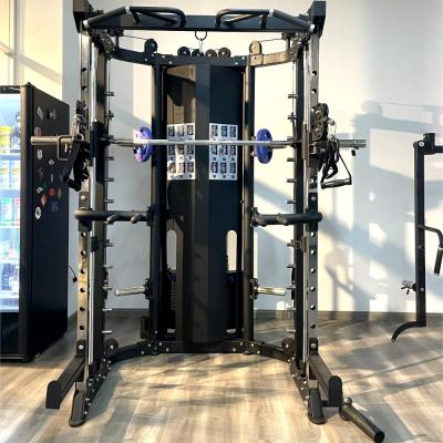 China Commercial Gym Equipment Multi Functional Smith Machine Rack with Customized Logo for sale