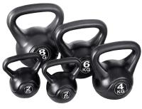 China Portable Kettlebell for Free Weight Training Rubber Coated Fitness Exercise Body for sale
