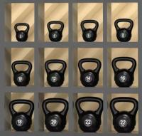 China Portable Kettlebell for Free Weight Training Rubber Coated Fitness Exercise Body for sale