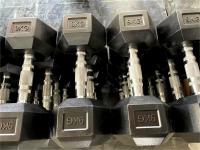 China Hex Rubber Cover Dumbbell for Arms Various Weights from 2.5kg to 40kg Men's Department for sale