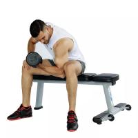 China Foldable Exercise Bench Press for Flat Weight Lifting Gym NO TIG Welding Workout for sale