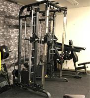China Commercial Multi-functional Smith Machine for Gym Fitness Equipment 2200*1500*2250mm for sale