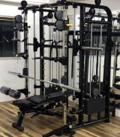 China Commercial Multi-functional Smith Machine for Gym Fitness Equipment 2200*1500*2250mm for sale