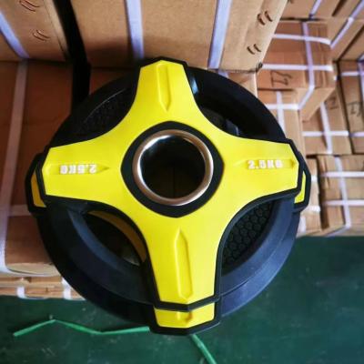China Strength Training Bumper Weight Plate with Customized Logo Availabled Gym Equipment for sale