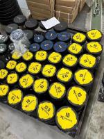 China Customized Logo Gym Fitness Equipment Rubber Cover Dumbbells for Market Demand for sale