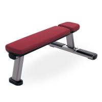 China Commercial Fitness Flat Bench with 18.5 kg Weight Stack and Customizable Logo for sale