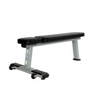China Commercial Fitness Flat Bench with 18.5 kg Weight Stack and Customizable Logo for sale
