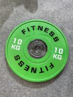 China Rubber Coated Steel Bumper Weight Plate for Professional Gym Equipment Sale 2.5kg-25kg for sale