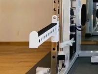 China Customized Logo Availabled Long Arm Safety Bar for Commercial Gym Equipment Squat Rack for sale