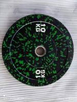 China Home Gym Equipment Unisex Rubber Weight Plate with Customized Logo Availabled for sale