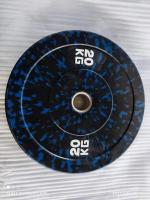 China Home Gym Equipment Unisex Rubber Weight Plate with Customized Logo Availabled for sale