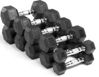 China 2.5kg Black Rubber Hex Dumbbell Set The Ultimate Tool for General Fitness Enthusiasts for sale