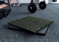China Gym Rubber Mat with Thickness Options of 10mm/15mm/20mm/25mm/30mm and High Durability for sale