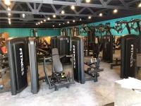 China Weight Stack Pin Loaded Muscle Trainer Gym Equipment for Commercial Strength Training for sale