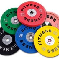 China Gym Fitness Equipment Colorful Weight Plates in Optional Selectable Frame Color for sale