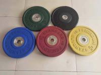 China Gym Fitness Equipment Colorful Weight Plates in Optional Selectable Frame Color for sale