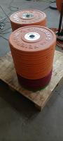 China Gym Fitness Equipment Colorful Weight Plates in Optional Selectable Frame Color for sale