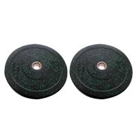 China Multi Color Particle Point Disc Rubber Bumper Weightlifting Barbell with Modern Style for sale