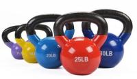 China Colorful Powder Coated Cast Iron Kettlebell A Must-Have for Unisex Fitness Enthusiasts for sale