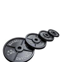 China Rubber Surface Cast Iron Barbell Weight Plate for Commercial and Home 5kg 10kg 20kg 50kg for sale