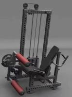 China Fitness Bodybuilding Exercise Trainer Gym Home Trainer Machine Leg Press Leg Extension for sale