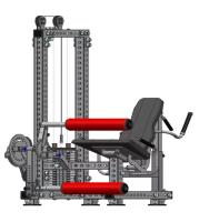 China Body Building Pin Load Selection Machines Leg Press Leg Curl Leg Extension Machine Dual for sale