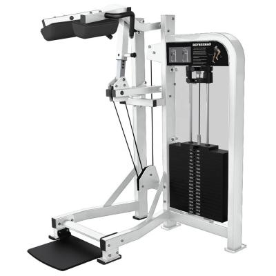 China Fitness Steel Standing Calf Raise Machine Medium Loader Type with Pin Load Selection for sale