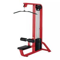 China Commercial Gym Equipment Universal Weight Stack Pin Loaded Steel Seated Lat Pulldown Bar for sale