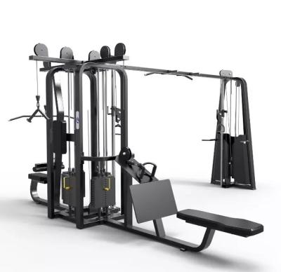 China Multi Functional Leg Chest Back Press Power Cage Pec Fly Multi Station Gym Steel Equipment for sale